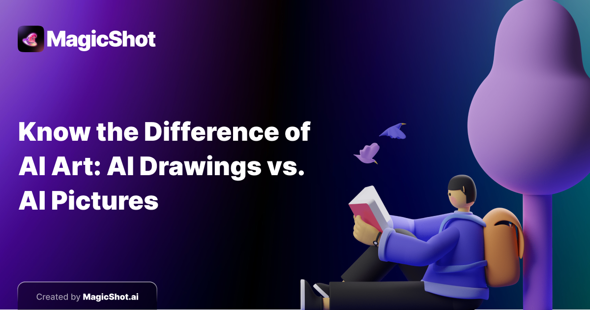 Explore the Difference Between AI Arts: AI Drawings vs. AI Pictures