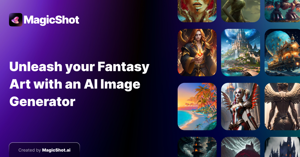 AI Image Generators for Stunning AI Fantasy Art - MagicShot.ai